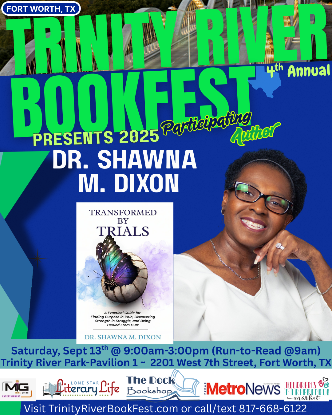 Dr. Shawna M. Dixon - Trinity River Book Festival